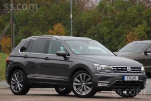 Grey Volkswagen Tiguan 2017 in Tukums, with an engine capacity of 2.00 L and mileage of 219 thousand km for 16500 €, photo 4 on AUTOMOTO.COM.LV