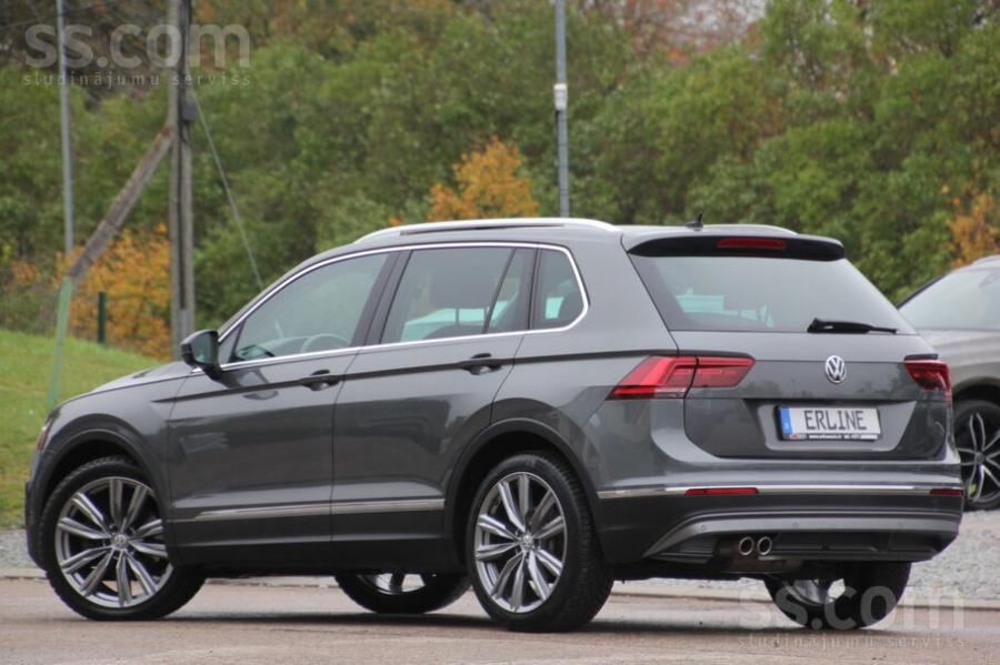 Grey Volkswagen Tiguan 2017 in Tukums, with an engine capacity of 2.00 L and mileage of 219 thousand km for 16500 €, photo 5 on AUTOMOTO.COM.LV