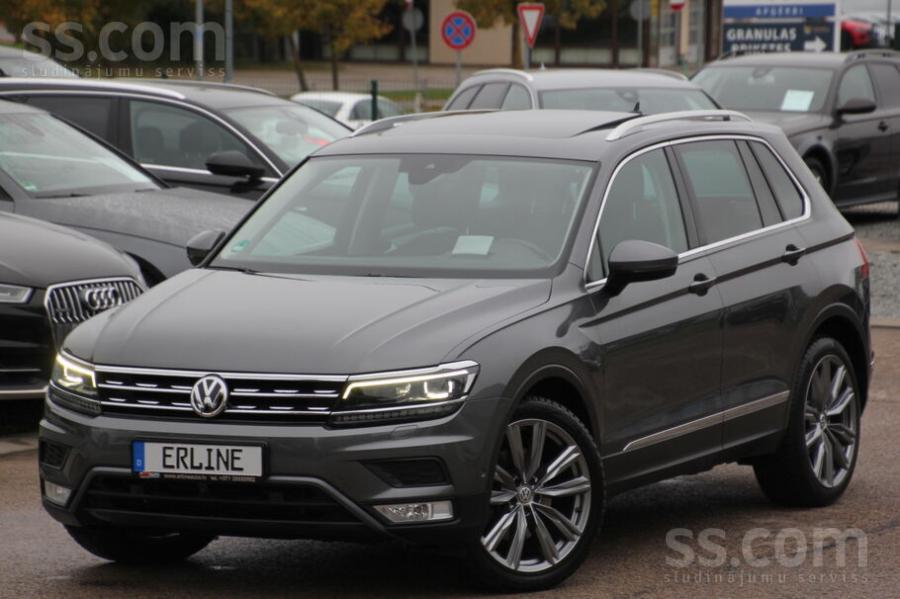 Grey Volkswagen Tiguan 2017 in Tukums, with an engine capacity of 2.00 L and mileage of 219 thousand km for 16500 €, photo 21 on AUTOMOTO.COM.LV