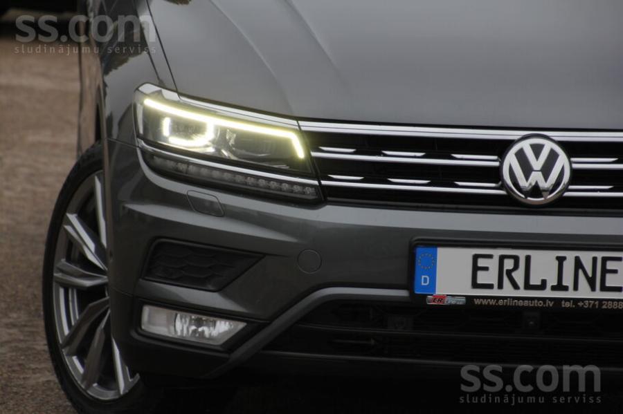 Grey Volkswagen Tiguan 2017 in Tukums, with an engine capacity of 2.00 L and mileage of 219 thousand km for 16500 €, photo 27 on AUTOMOTO.COM.LV
