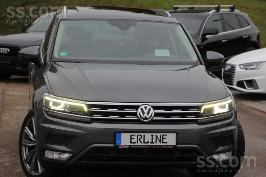Grey Volkswagen Tiguan 2017 in Tukums, with an engine capacity of 2.00 L and mileage of 219 thousand km for 16500 €, photo 28 on AUTOMOTO.COM.LV