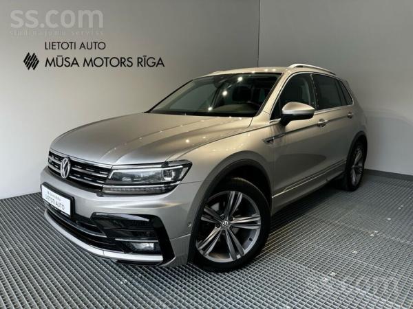 Pelēks Volkswagen Tiguan 2018 Rīga, ar dzinēja tilpumu 2.00 L un nobraukumu 144 tūkst. km par 19990 €, foto 1 vietnē AUTOMOTO.COM.LV