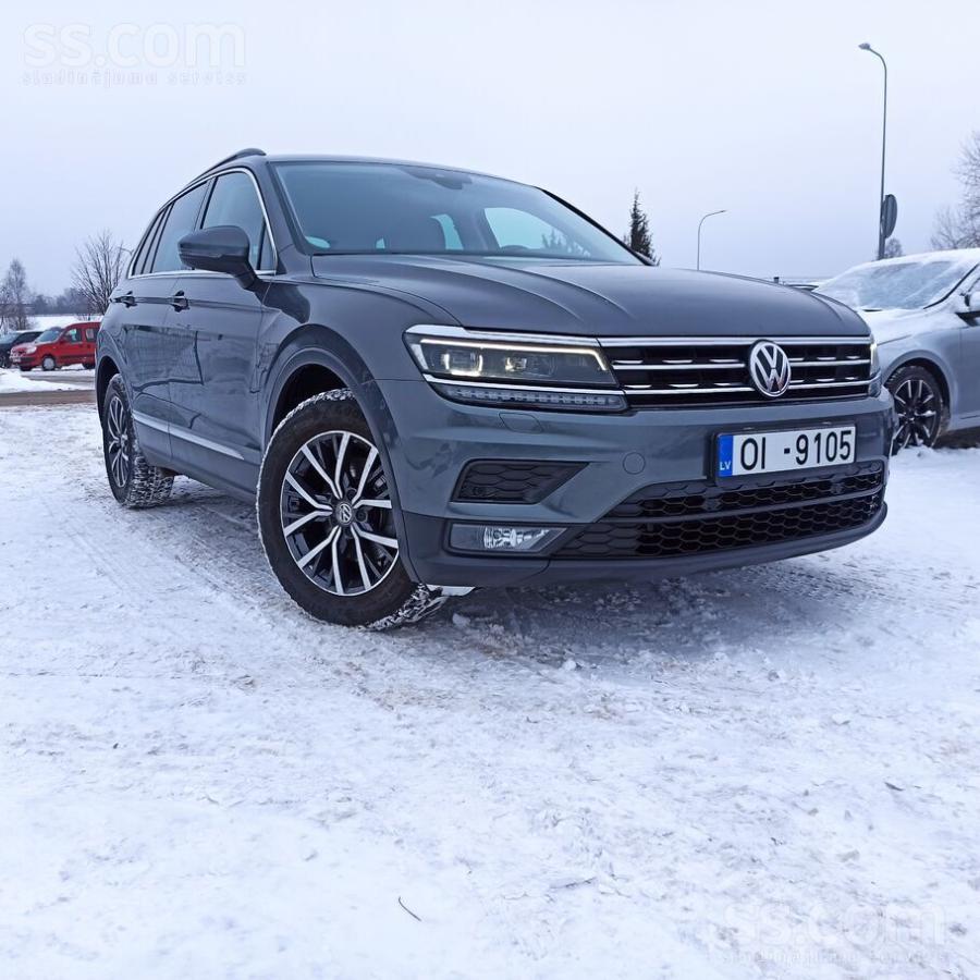Pelēks Volkswagen Tiguan 2018 Daugavpils, ar dzinēja tilpumu 2.00 L un nobraukumu 0 tūkst. km par 18300 €, foto 1 vietnē AUTOMOTO.COM.LV