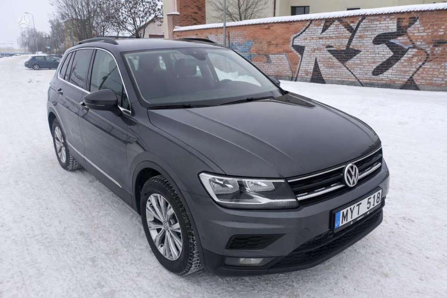 Pelēks Volkswagen Tiguan 2018 Šauļi, ar dzinēja tilpumu 2.00 L un nobraukumu 278 tūkst. km par 13900 €, foto 3 vietnē AUTOMOTO.COM.LV