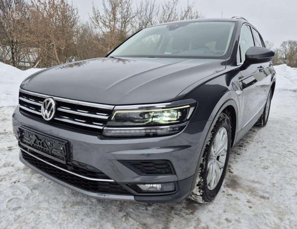 Pelēks Volkswagen Tiguan 2018 Panevēža, ar dzinēja tilpumu 1.97 L un nobraukumu 319 tūkst. km par 12999 €, foto 9 vietnē AUTOMOTO.COM.LV