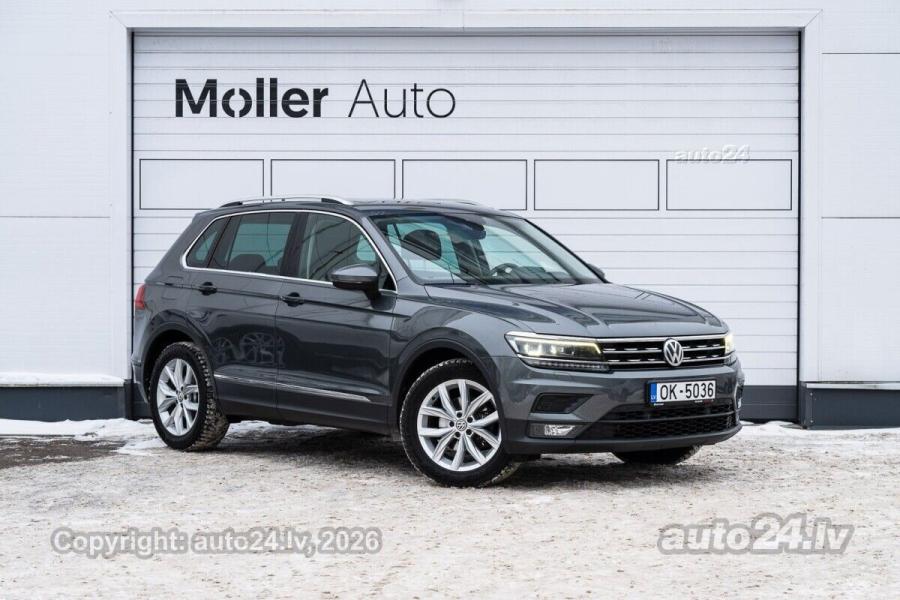 Pelēks Volkswagen Tiguan 2018 Rīga, ar dzinēja tilpumu 2.00 L un nobraukumu 175 tūkst. km par 17250 €, foto 2 vietnē AUTOMOTO.COM.LV