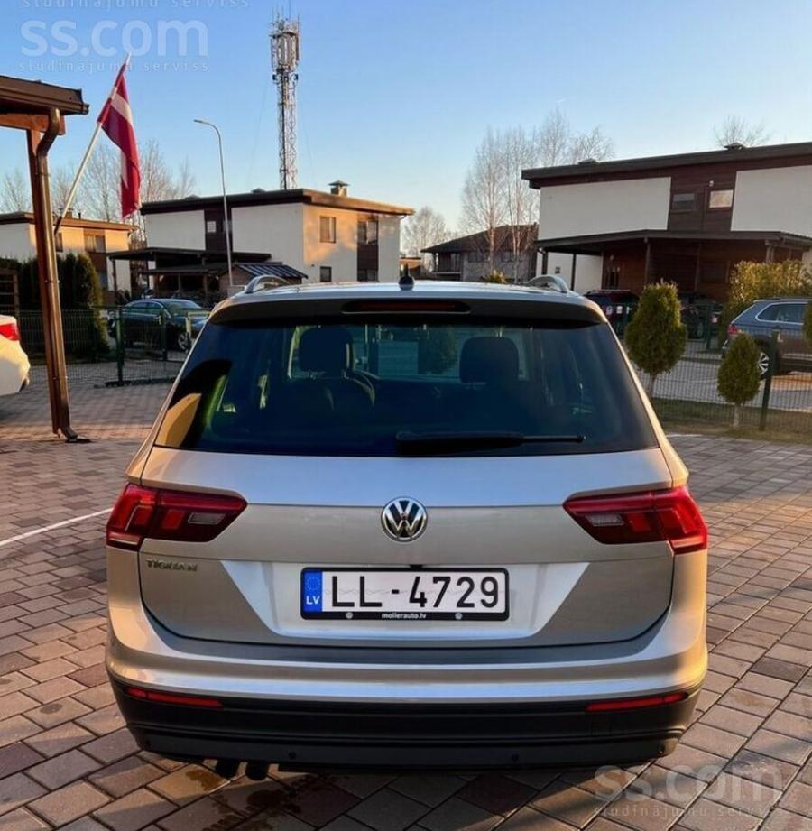 Pelēks Volkswagen Tiguan 2018 Rīga, ar dzinēja tilpumu 1.40 L un nobraukumu 98 tūkst. km par 19900 €, foto 4 vietnē AUTOMOTO.COM.LV