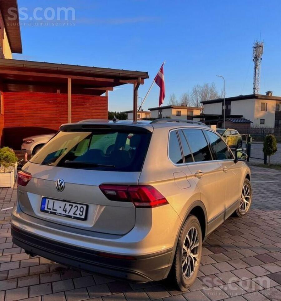 Pelēks Volkswagen Tiguan 2018 Rīga, ar dzinēja tilpumu 1.40 L un nobraukumu 98 tūkst. km par 19900 €, foto 5 vietnē AUTOMOTO.COM.LV
