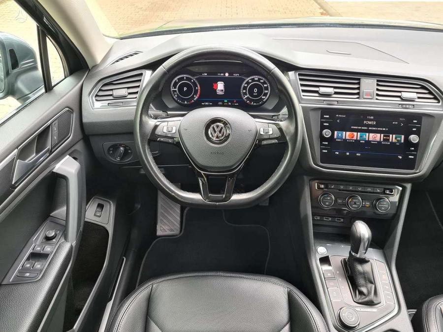 Pelēks Volkswagen Tiguan 2018 Kauņa, ar dzinēja tilpumu 2.00 L un nobraukumu 169 tūkst. km par 19200 €, foto 29 vietnē AUTOMOTO.COM.LV