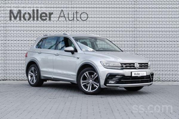 Pelēks Volkswagen Tiguan 2018 Rīga, ar dzinēja tilpumu 2.00 L un nobraukumu 158 tūkst. km par 19800 €, foto 2 vietnē AUTOMOTO.COM.LV