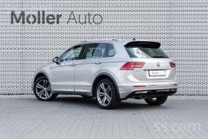 Grey Volkswagen Tiguan 2018 in Riga, with an engine capacity of 2.00 L and mileage of 158 thousand km for 19800 €, photo 4 on AUTOMOTO.COM.LV