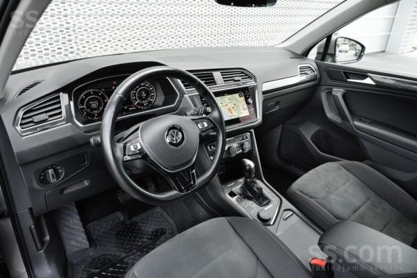 Pelēks Volkswagen Tiguan 2018 Rīga, ar dzinēja tilpumu 2.00 L un nobraukumu 158 tūkst. km par 19800 €, foto 9 vietnē AUTOMOTO.COM.LV