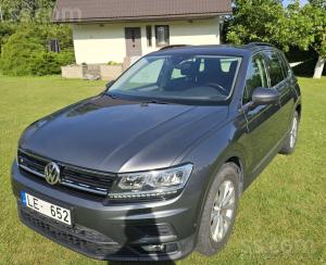 Grey Volkswagen Tiguan 2018 in Riga, with an engine capacity of 1.40 L and mileage of 107 thousand km for 16500 €, photo  on AUTOMOTO.COM.LV