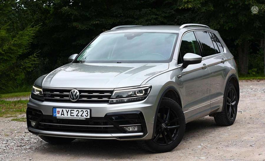 Pelēks Volkswagen Tiguan 2018 Kretinga, ar dzinēja tilpumu 1.97 L un nobraukumu 180 tūkst. km par 21999 €, foto 1 vietnē AUTOMOTO.COM.LV