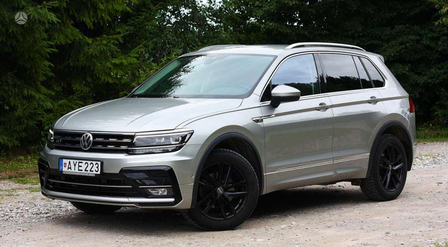 Pelēks Volkswagen Tiguan 2018 Kretinga, ar dzinēja tilpumu 1.97 L un nobraukumu 180 tūkst. km par 21999 €, foto 3 vietnē AUTOMOTO.COM.LV