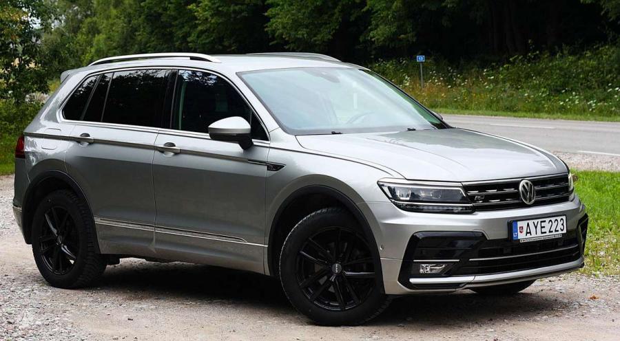 Pelēks Volkswagen Tiguan 2018 Kretinga, ar dzinēja tilpumu 1.97 L un nobraukumu 180 tūkst. km par 21999 €, foto 11 vietnē AUTOMOTO.COM.LV