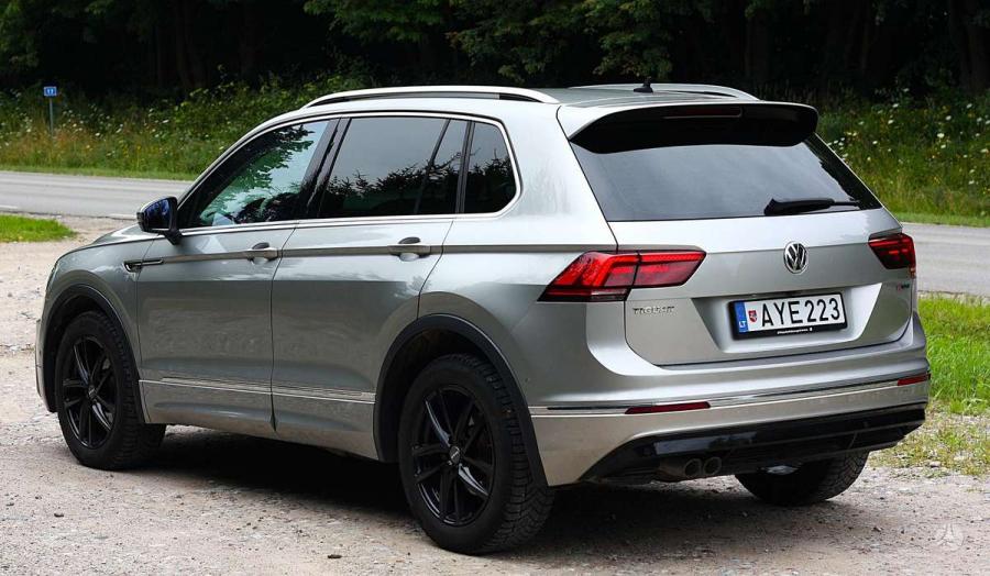 Pelēks Volkswagen Tiguan 2018 Kretinga, ar dzinēja tilpumu 1.97 L un nobraukumu 180 tūkst. km par 21999 €, foto 15 vietnē AUTOMOTO.COM.LV