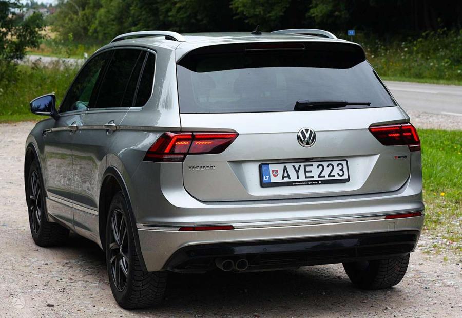 Pelēks Volkswagen Tiguan 2018 Kretinga, ar dzinēja tilpumu 1.97 L un nobraukumu 180 tūkst. km par 21999 €, foto 16 vietnē AUTOMOTO.COM.LV