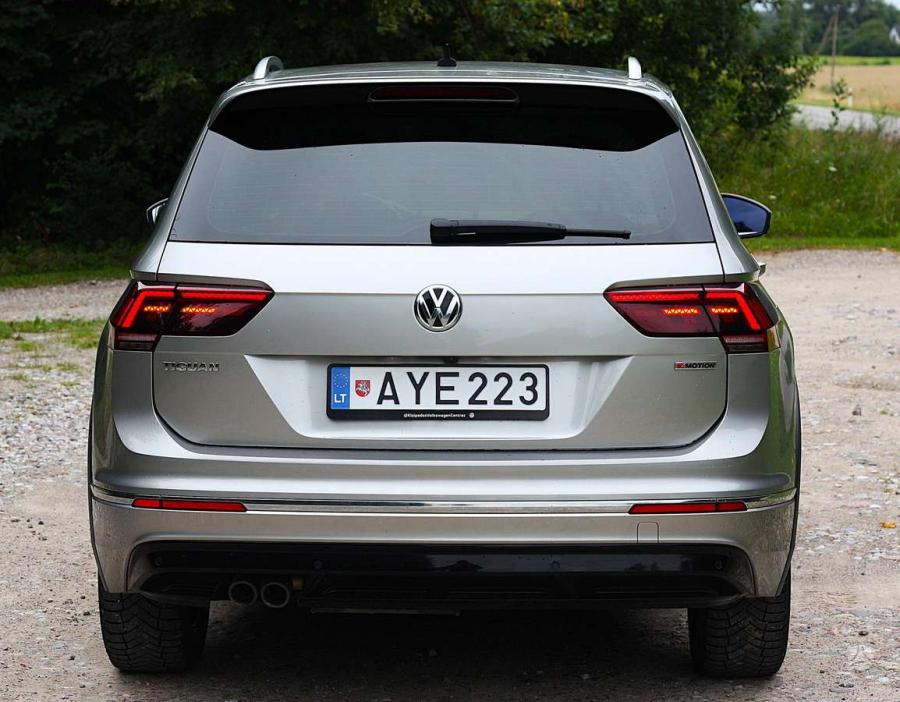 Pelēks Volkswagen Tiguan 2018 Kretinga, ar dzinēja tilpumu 1.97 L un nobraukumu 180 tūkst. km par 21999 €, foto 18 vietnē AUTOMOTO.COM.LV