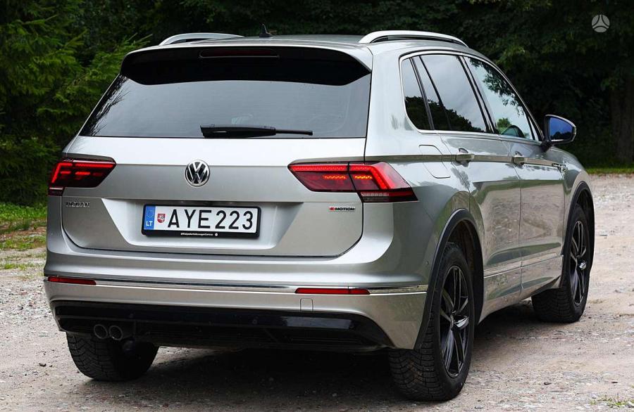Pelēks Volkswagen Tiguan 2018 Kretinga, ar dzinēja tilpumu 1.97 L un nobraukumu 180 tūkst. km par 21999 €, foto 20 vietnē AUTOMOTO.COM.LV