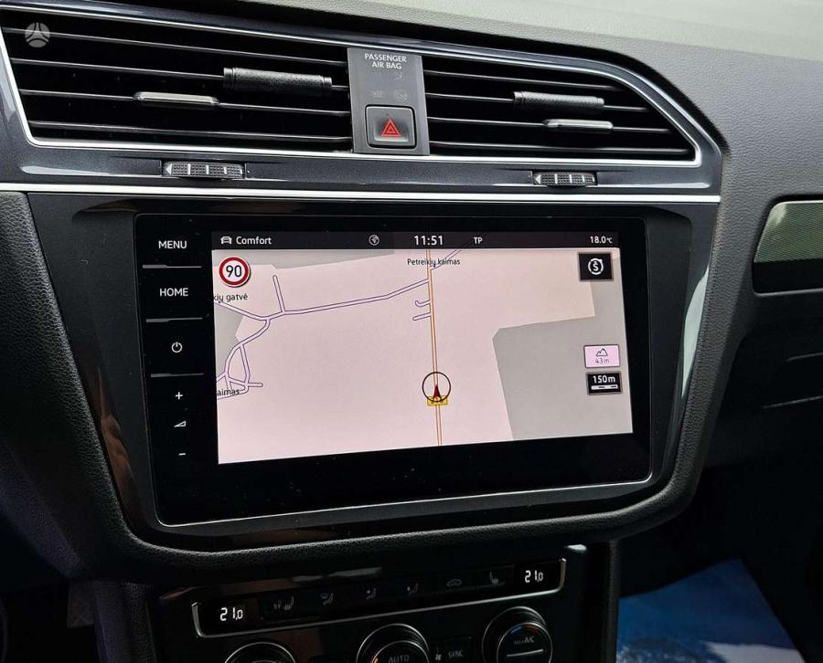 Pelēks Volkswagen Tiguan 2018 Kretinga, ar dzinēja tilpumu 1.97 L un nobraukumu 180 tūkst. km par 21999 €, foto 45 vietnē AUTOMOTO.COM.LV
