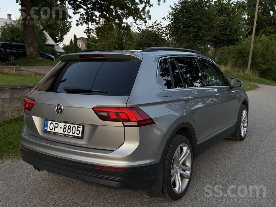 Pelēks Volkswagen Tiguan 2018 Valmiera, ar dzinēja tilpumu 2.00 L un nobraukumu 392 tūkst. km par 9800 €, foto 6 vietnē AUTOMOTO.COM.LV