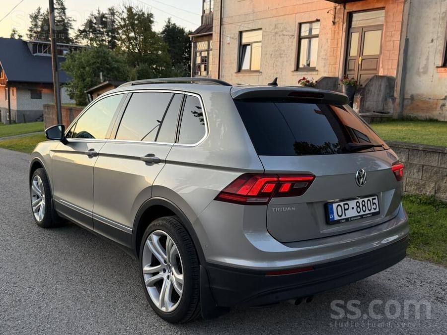 Pelēks Volkswagen Tiguan 2018 Valmiera, ar dzinēja tilpumu 2.00 L un nobraukumu 392 tūkst. km par 9800 €, foto 11 vietnē AUTOMOTO.COM.LV