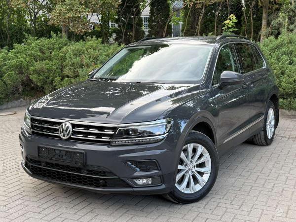 Grey Volkswagen Tiguan 2018 in Prienai, with an engine capacity of 1.97 L and mileage of 243 thousand km for 13500 €, photo 1 on AUTOMOTO.COM.LV
