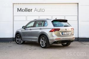 Grey Volkswagen Tiguan 2018 in Riga, with an engine capacity of 2.00 L and mileage of 147 thousand km for 20950 €, photo 4 on AUTOMOTO.COM.LV
