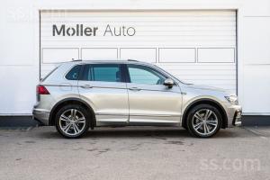 Grey Volkswagen Tiguan 2018 in Riga, with an engine capacity of 2.00 L and mileage of 147 thousand km for 20950 €, photo 6 on AUTOMOTO.COM.LV