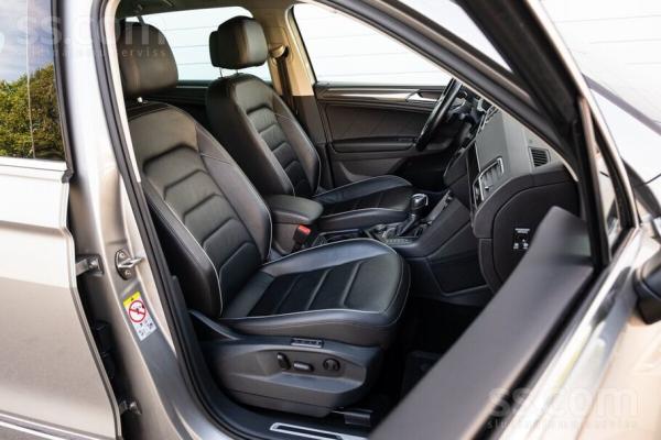 Grey Volkswagen Tiguan 2018 in Riga, with an engine capacity of 2.00 L and mileage of 147 thousand km for 20950 €, photo 6 on AUTOMOTO.COM.LV