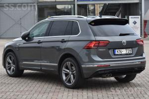 Grey Volkswagen Tiguan 2018 in Valmiera, with an engine capacity of 2.00 L and mileage of 232 thousand km for 18500 €, photo 5 on AUTOMOTO.COM.LV