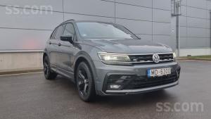 Grey Volkswagen Tiguan 2019 in Riga, with an engine capacity of 2.00 L and mileage of 67 thousand km for 27500 €, photo 1 on AUTOMOTO.COM.LV