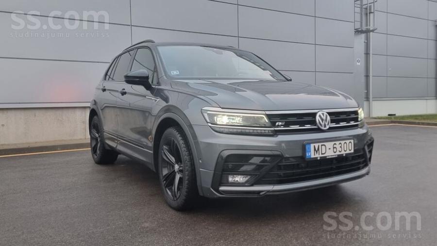 Grey Volkswagen Tiguan 2019 in Riga, with an engine capacity of 2.00 L and mileage of 67 thousand km for 27500 €, photo 1 on AUTOMOTO.COM.LV