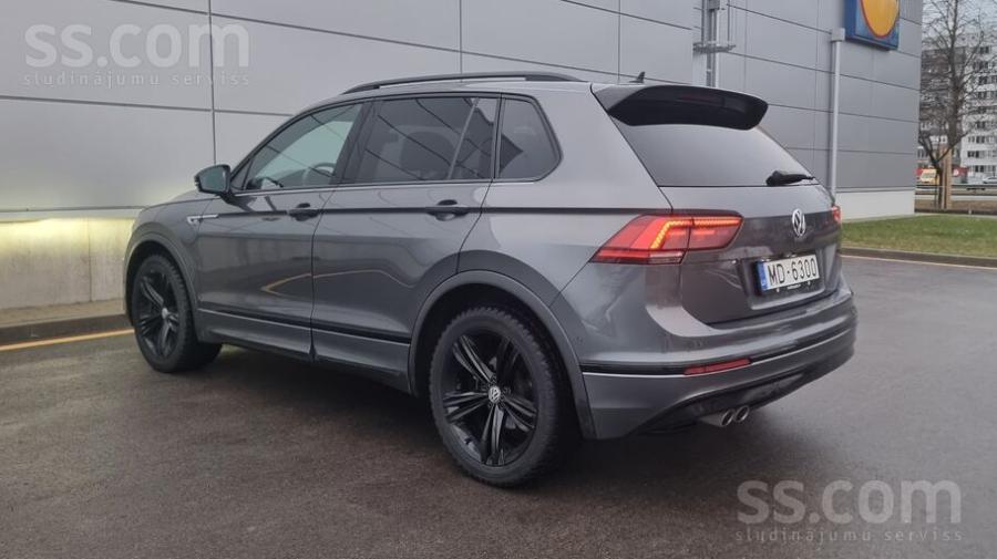 Grey Volkswagen Tiguan 2019 in Riga, with an engine capacity of 2.00 L and mileage of 67 thousand km for 27500 €, photo 7 on AUTOMOTO.COM.LV