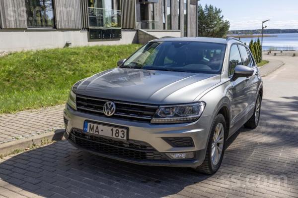 Grey Volkswagen Tiguan 2019 in Riga, with an engine capacity of 2.00 L and mileage of 209 thousand km for 23500 €, photo 1 on AUTOMOTO.COM.LV