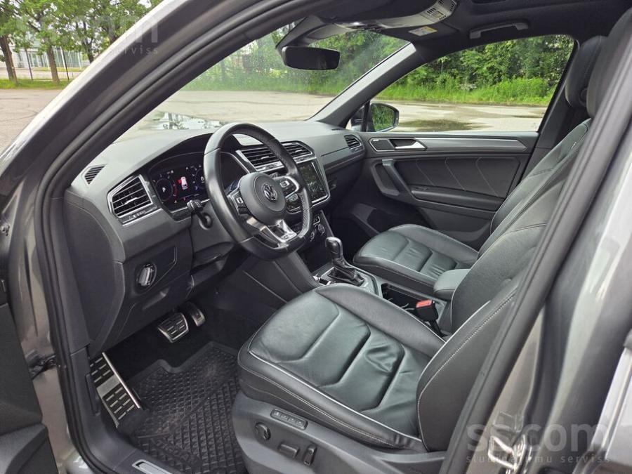 Grey Volkswagen Tiguan 2019 in Riga, with an engine capacity of 2.00 L and mileage of 63 thousand km for 27500 €, photo 17 on AUTOMOTO.COM.LV