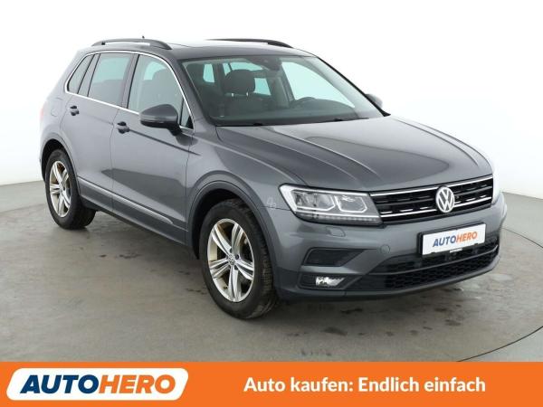 Pelēks Volkswagen Tiguan 2019 Kauņa, ar dzinēja tilpumu 2.00 L un nobraukumu 79 tūkst. km par 29342 €, foto 8 vietnē AUTOMOTO.COM.LV