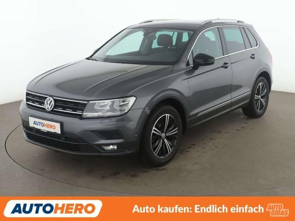 Pelēks Volkswagen Tiguan 2019 Kauņa, ar dzinēja tilpumu 2.00 L un nobraukumu 93 tūkst. km par 26695 €, foto 1 vietnē AUTOMOTO.COM.LV