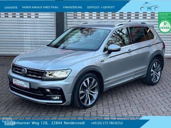 Grey Volkswagen Tiguan 2019 in Kaunas, with an engine capacity of 2.00 L and mileage of 82 thousand km for 26510 €, photo 1 on AUTOMOTO.COM.LV