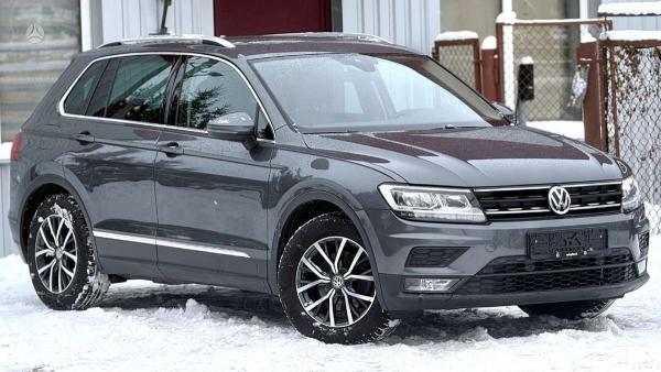 Pelēks Volkswagen Tiguan 2019 Ukmergė, ar dzinēja tilpumu 1.50 L un nobraukumu 202 tūkst. km par 17200 €, foto 1 vietnē AUTOMOTO.COM.LV