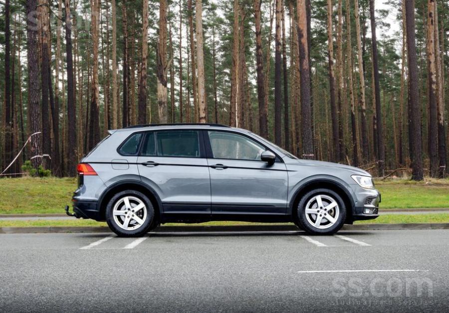 Pelēks Volkswagen Tiguan 2019 Rīga, ar dzinēja tilpumu 2.00 L un nobraukumu 57 tūkst. km par 18190 €, foto 9 vietnē AUTOMOTO.COM.LV