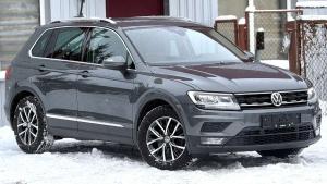 Pelēks Volkswagen Tiguan 2019 Ukmergė, ar dzinēja tilpumu 1.50 L un nobraukumu 202 tūkst. km par 16750 €, foto  vietnē AUTOMOTO.COM.LV