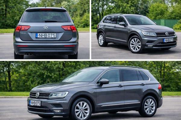 Grey Volkswagen Tiguan 2019 in Kaunas, with an engine capacity of 1.97 L and mileage of 229 thousand km for 16000 €, photo 4 on AUTOMOTO.COM.LV