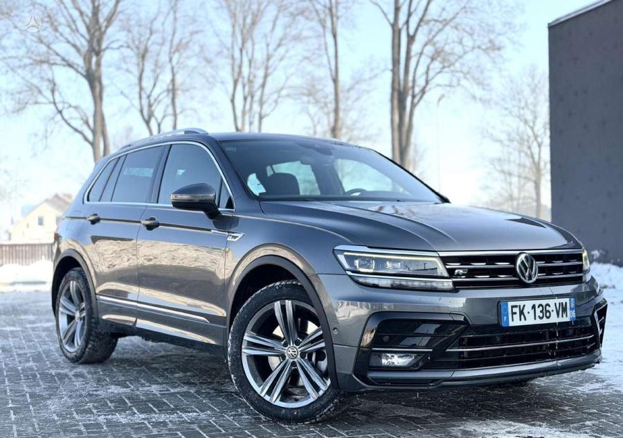 Pelēks Volkswagen Tiguan 2019 Tauragė, ar dzinēja tilpumu 1.97 L un nobraukumu 228 tūkst. km par 18700 €, foto 1 vietnē AUTOMOTO.COM.LV