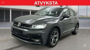 Pelēks Volkswagen Tiguan 2019 Viļņa, ar dzinēja tilpumu 1.97 L un nobraukumu 211 tūkst. km par 20200 €, foto  vietnē AUTOMOTO.COM.LV