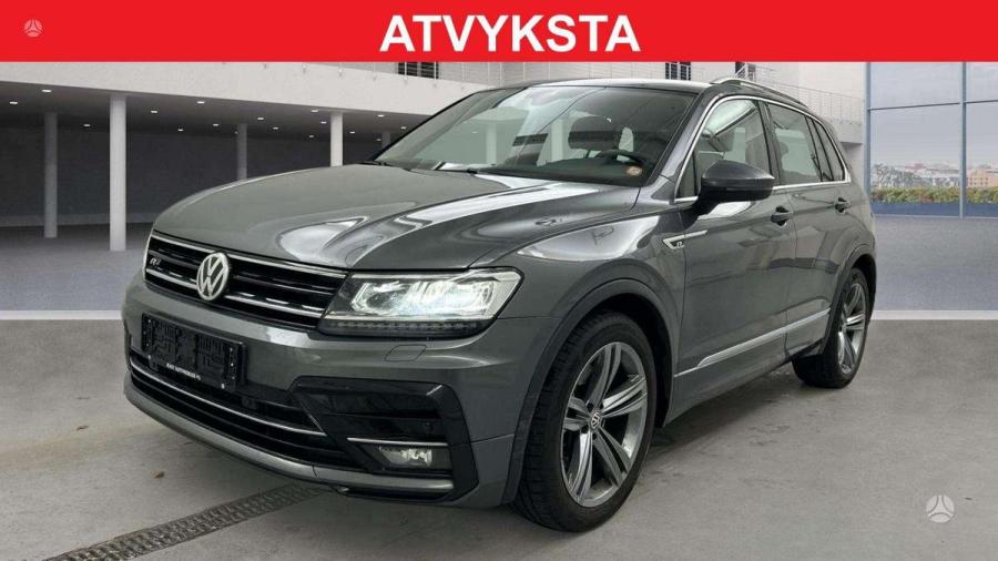 Pelēks Volkswagen Tiguan 2019 Viļņa, ar dzinēja tilpumu 1.97 L un nobraukumu 211 tūkst. km par 20200 €, foto 1 vietnē AUTOMOTO.COM.LV