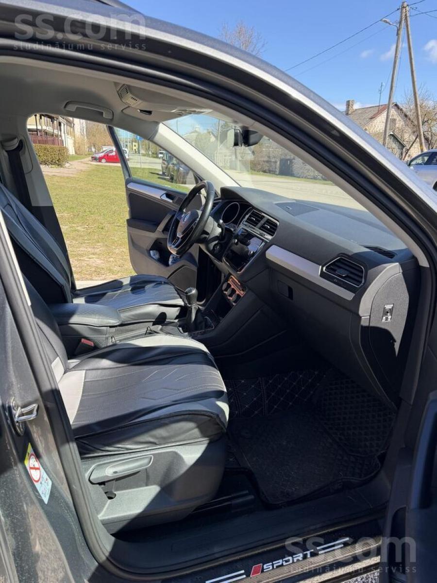 Pelēks Volkswagen Tiguan 2019 Ventspils, ar dzinēja tilpumu 2.00 L un nobraukumu 102 tūkst. km par 18900 €, foto 12 vietnē AUTOMOTO.COM.LV