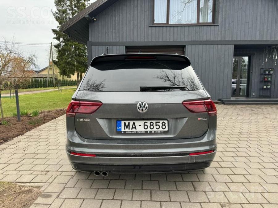 Pelēks Volkswagen Tiguan 2019 Cēsis, ar dzinēja tilpumu 2.00 L un nobraukumu 141 tūkst. km par 24200 €, foto 7 vietnē AUTOMOTO.COM.LV