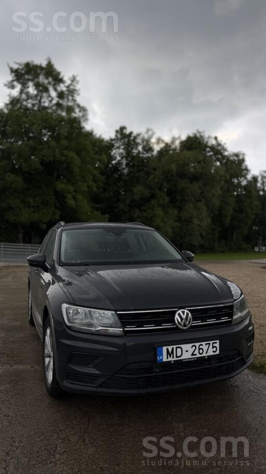 Серый Фольксваген Тигуан 2019 в Рига, объемом двигателя 2.00 л и пробегом 172 тыс. км за 15320 €, фото 1 на AUTOMOTO.COM.LV
